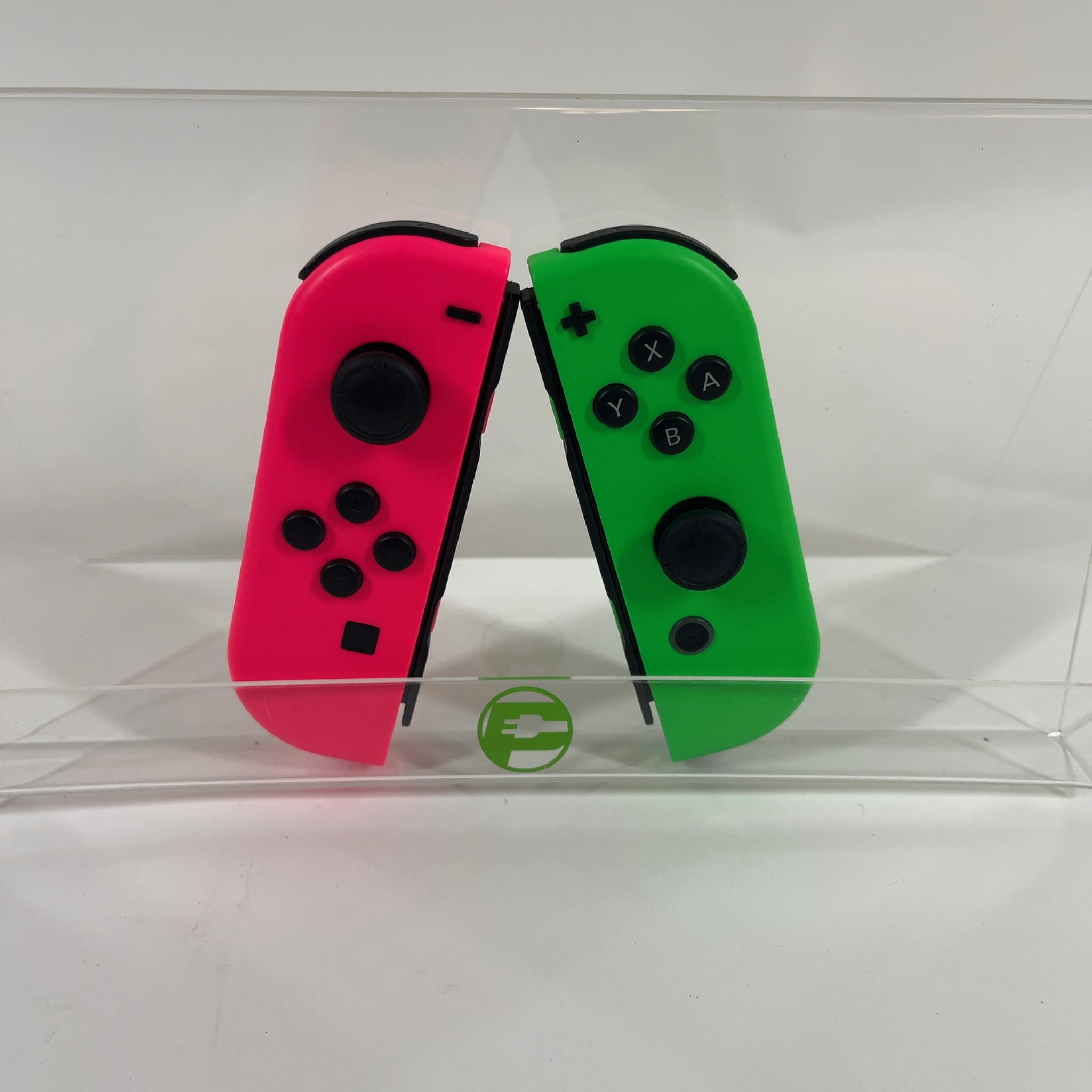 Nintendo Switch Joy-Cons Pair Controller HAC-015 Neon Pink/Neon Green ...
